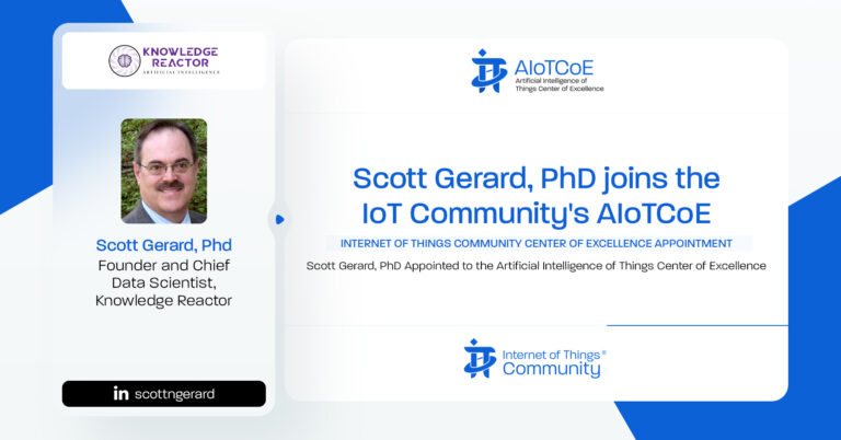 Scott Gerard, PhD, Appointed to the Artificial Intelligence of Things ...
